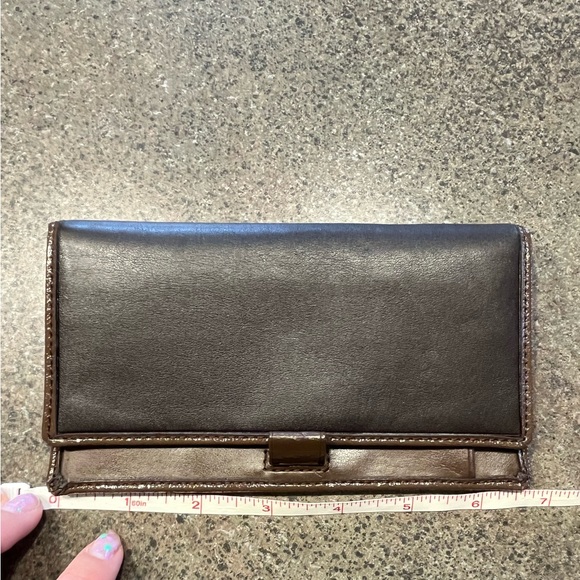 Coach | Bags | Vintage Coach Leather Checkbook Cover Wallet With Pen ...